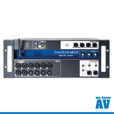 Soundcraft Ui Series Image We Know AV