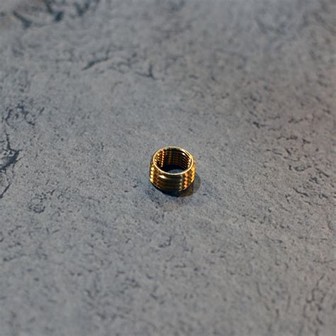 Brass Reducing Coupling Insert With Shoulder