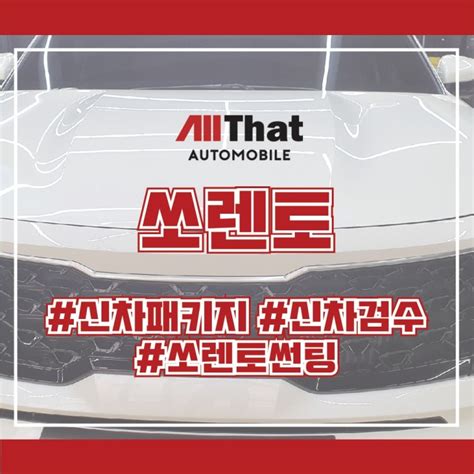 일산 신차검수 쏘렌토 루마 버텍스 썬팅 네이버 블로그