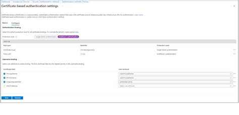 How To Configure Microsoft Entra Certificate Based Authentication Microsoft Entra Id