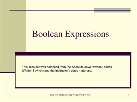 Ppt Boolean Expressions Powerpoint Presentation Free Download Id 4290336