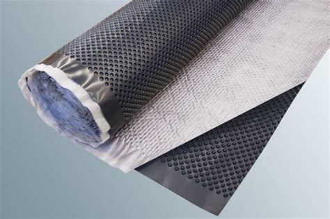 Dimpled Membrane With Filter Fabric Drainage Mat Gutta Werke