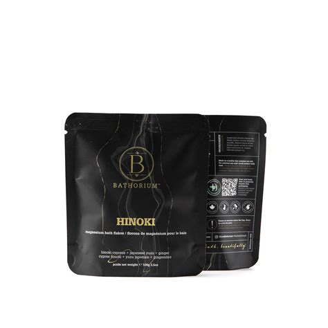 Bathorium Hinoki Magnesium Flake Soak 100g 1 Bath Sanctuary Day