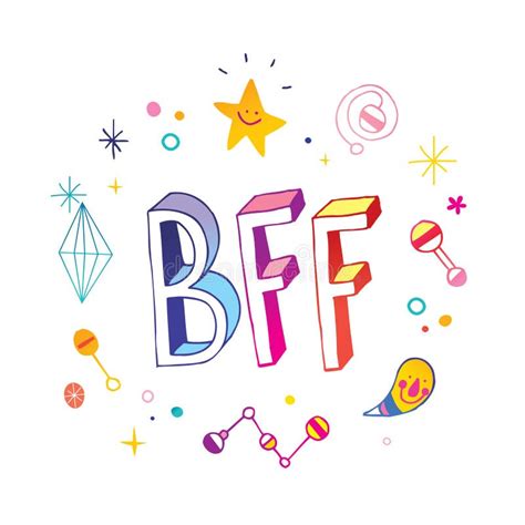 Best Friends Forever Stock Vector Illustration Of Style 53483744