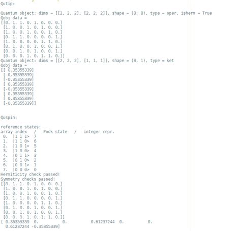 Programming Eigenstates Differ Between Qutip And Quspin Quantum