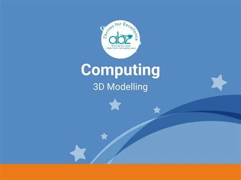 L5 Tinkercad Slides 3d Modelling Y6pptx 3 D Graphics Computer Software And Applications