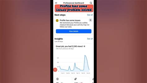 🤔facebook Profile Has Some Issues Problem Solved Shortvideo Shivshankar Shoot Videoshorts