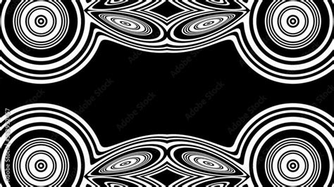 Fantastic Animated Background Abstraction Of Graphical Objects Looped