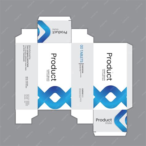 Premium Vector Medical Tablet Packaging And Label Design Template