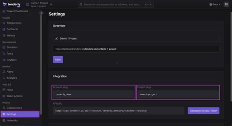 Account Slug And Project Slug Tenderly Documentation