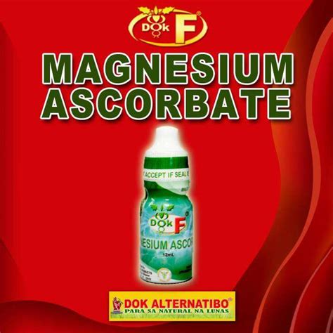 Magnesium Ascorbate Hyperacidity Hypertensium Dok F Magnesium Ascorbate