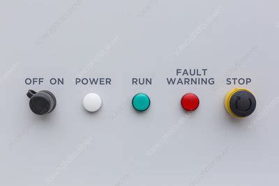 Indicator Lights On Control Panel Stock Image F022 4147 Science Photo Library