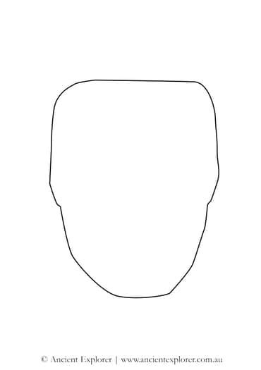 Paper Mayan Mask Template By Ancient Explorer Tpt