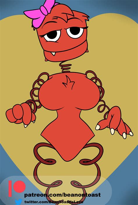 Rule 34 1girls Beanontoast Boxy Boo Poppy Playtime Breasts Curvy Female Female Only No