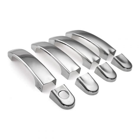 Комплект от 8 хромирани дръжки за врати съвместими с Vw T5 2003 2015 T6 2015 за 4 дръжки