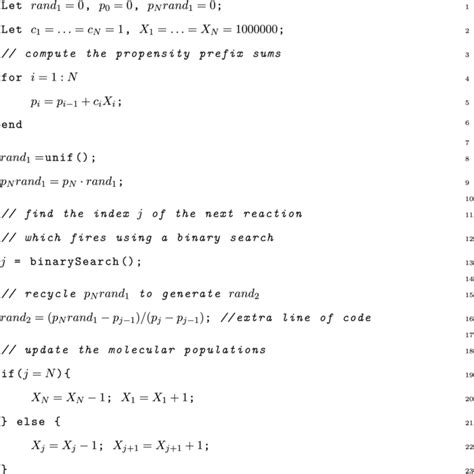 Recycling Random Numbers In The Stochastic Simulation Algorithm The