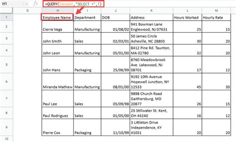Google Sheets QUERY Guide Easy Examples Spreadsheet Point