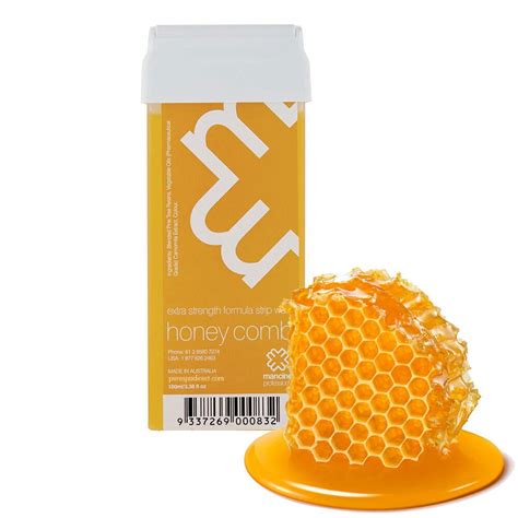 Honey Comb With Chamomile Extract Extra Strength Formula Strip Wax