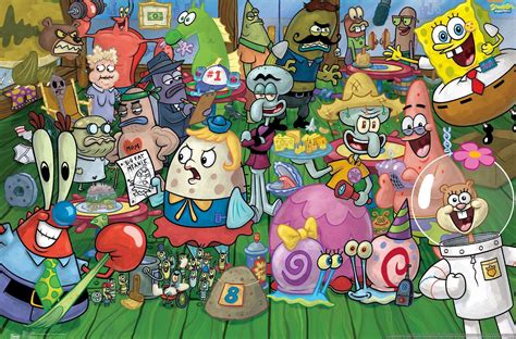 Exploring The Colorful Cast All The Characters From Spongebob Squarepants