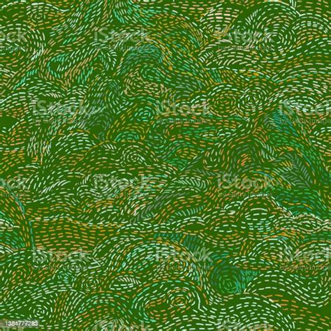 파선 질감 표면 인쇄와 원활한 기하학적 패턴 최소한의 추상 물결 선 배경 소용돌이 치는 선으로 간편한 낙서 점선 텍스처 0명에 대한 스톡 벡터 아트 및 기타 이미지 Istock