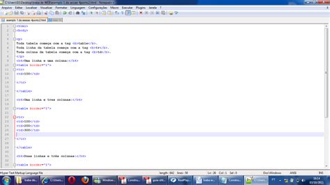 Web One Construindo Tabelas Em Html Programa O Web