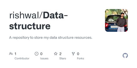 Github Rishwaldata Structure A Repository To Store My Data