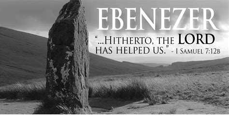Ebenezerstone Of Help From The Pew
