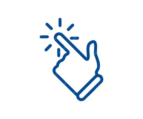 premium vector finger touch mouse click vector design for graphic and