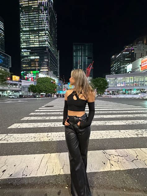 Baddie Outfit In Shibuya Crossing Tokyo Japan