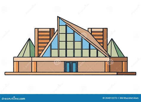 Detailed Laser Cut Cardboard Building Model With Intricate Triangular