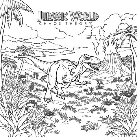 Jurassic World Chaos Theory Ausmalbilder