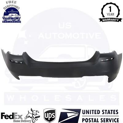 New Rear Bumper Cover W M Package Plastic Primed For 2011 16 Bmw 5