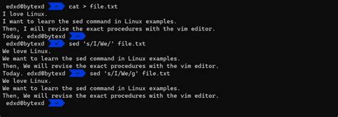 Sed Command In Linux Examples ByteXD