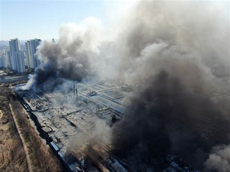 한국타이어 화재 당시 Ktx·srt 18대 화재 뚫고 운행