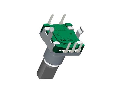Ec11 Series Vertical Type Rotary Encoder 5V 10mA Metal Shaft Encoder Shaft Length 20mm Rotary