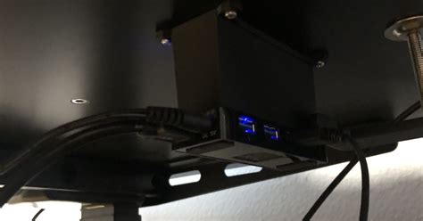 Mount USB Hub Under Desk By Maxim Shchetynin Download Free STL Model Printables Com