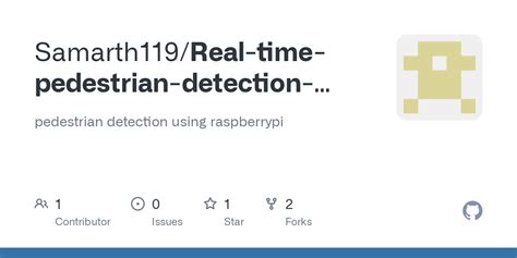 Github Samarth Real Time Pedestrian Detection Using Raspberrypi Pedestrian Detection Using