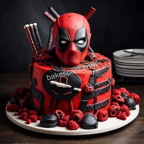 19 Deadpool Cake Design Ideas [gallery] Bakespark