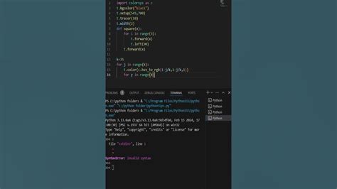 Super Graphic Animation Using Python Shortvideo Python Cybersecurit Codes