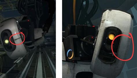 Just Noticed Why Does Glados From The Lab Have A Line On Her Face R