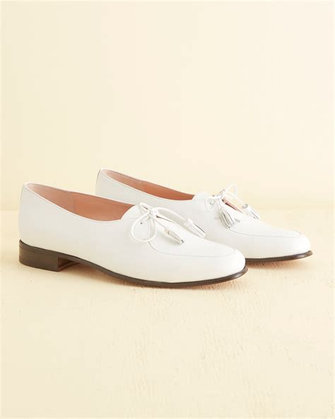 Tassel Shoes White Bode