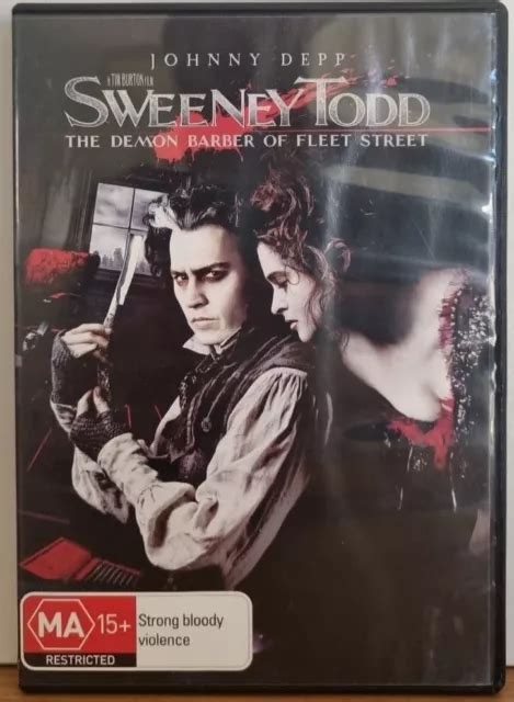 Sweeney Todd The Demon Barber Of Fleet Street Dvd 2008 Region 4 Pal