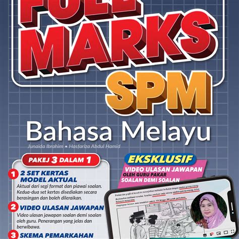 Full Marks Spm Bahasa Melayu Cziplee Retail