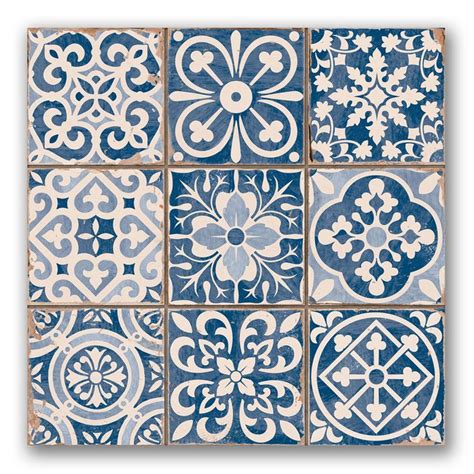 Tapestry Blue Patterned Tile Porcelain Superstore Tile Patterns Blue Decor Blue Tiles