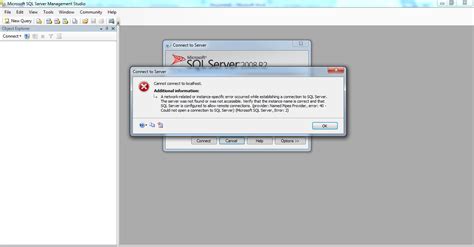 Solved Error40could Not Open A Connection To Sql Server
