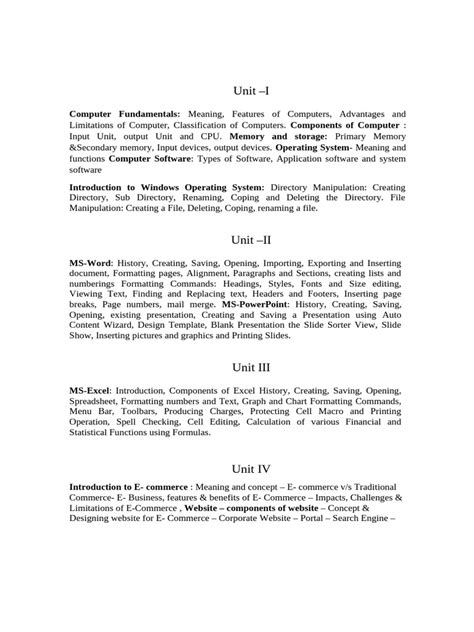 Workshop On It Tools Notes Unit1 Unit2 Unit3 Unit4 Pdf Computer Data Storage