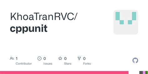 Github Khoatranrvccppunit Github Khoatranrvccppunit