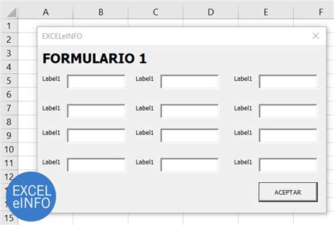 Macro para validar campos vacíos de cualquier Formulario en Excel VBA Sergio Alejandro Campos