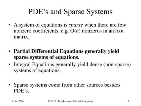 Ppt Sparse Systems And Iterative Methods Powerpoint Presentation Free Download Id3079661
