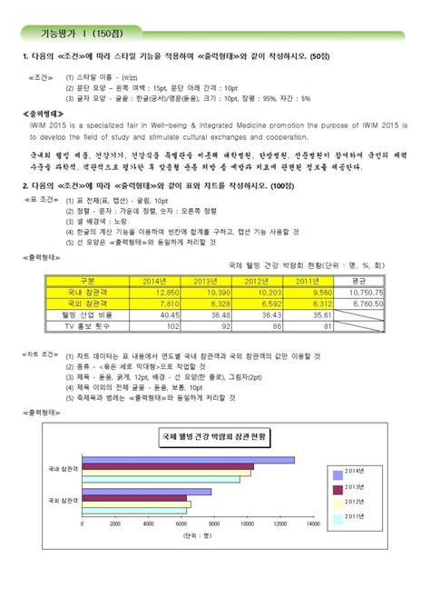 Itq 한글 기출문제 네이버 블로그